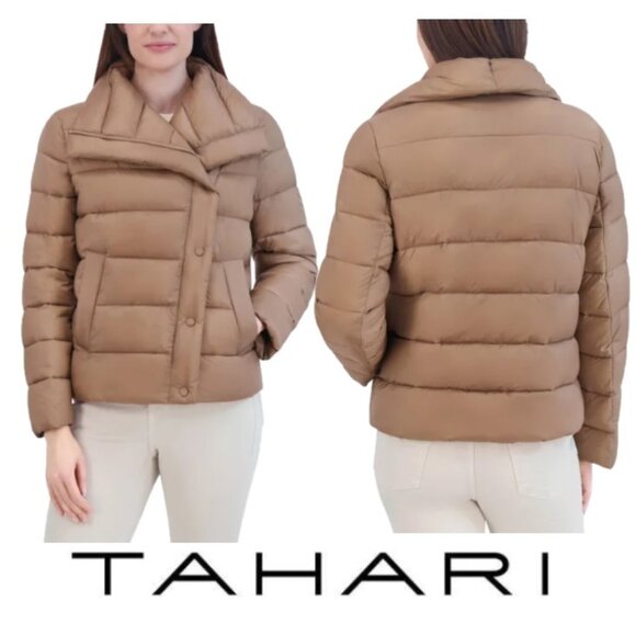 Taghari | Jackets & Coats | Nwt Tahari Ladies Asymmetrical Puffer ...